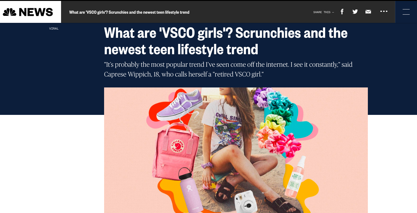 新ファッションスタイル「VSCOガール」のこだわりポイントでZ世代が見えてくる What VSCO Girl Tells You About ...